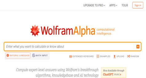Wolframalpha Clever Ai Tools