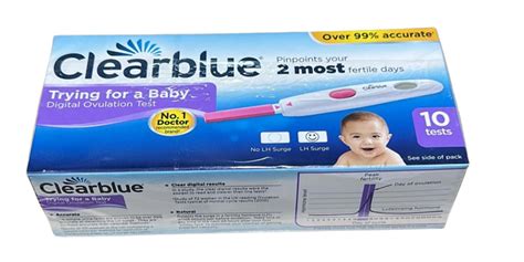 Clearblue Digital Ovulation Test Pack Of 10 Sticks Wellness Pro
