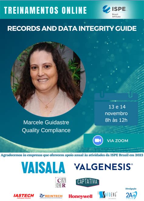 Treinamento Online Records And Data Integrity Guide Ispe Br