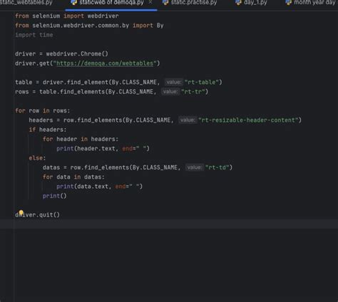 day06 100🚀 extracting web table data with selenium 🖥️ automating web… prashna rai