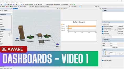be aware on linkedin dashboards content graphs video 1 flexsim