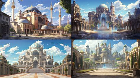 Artstation 205 Arts Byzantine Architecture Novel Anime Package