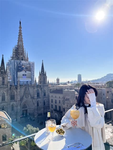 스페인여행🇪🇸 바르셀로나여행4일차 캄프누경기장 캄노우 시우다드콘달 꿀대구타파스 맛집 호텔콜론루프탑 바르셀로나대성당호프만베이커리카페엘마그니피코 네이버 블로그