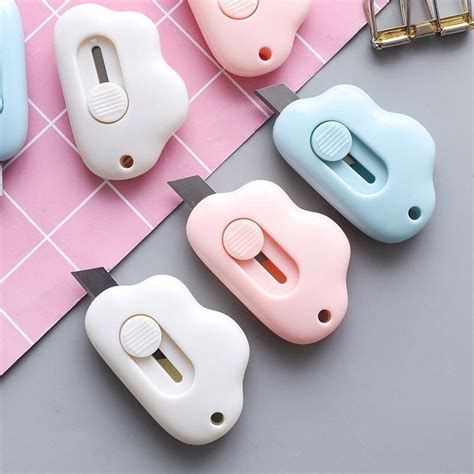Jual Cutter Mini Karakter Pisau Pemotong Kertas Mini Portablemini