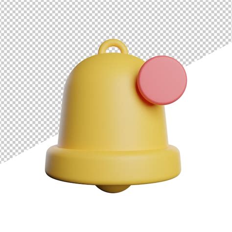 premium psd notification pop up front view 3d rendering icon