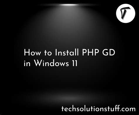 How To Install Php Gd In Windows 1011