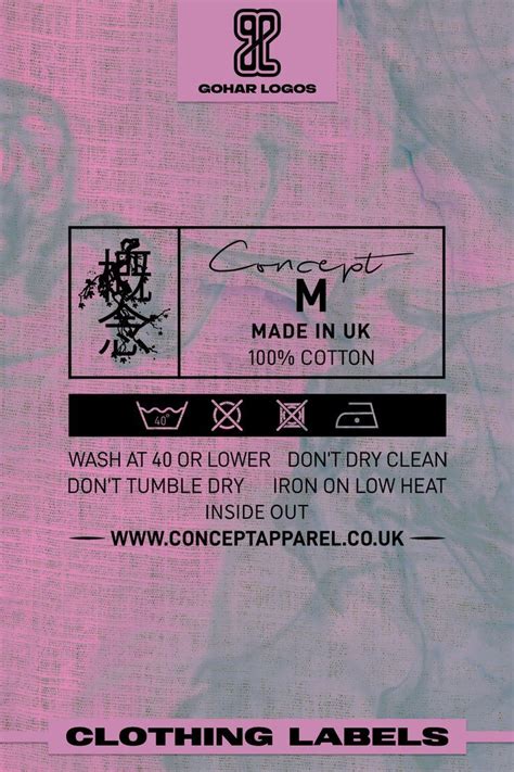 Concept Apparel Clothing Label Gohar Logos