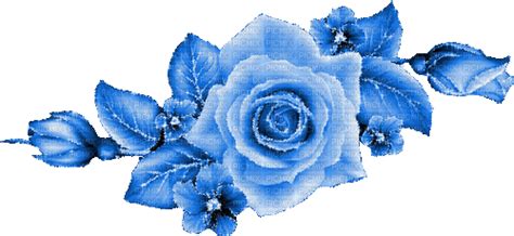 Animated Blue Roses