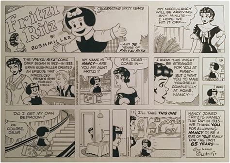 A Century Of Fritzi Ritz The Daily Cartoonist