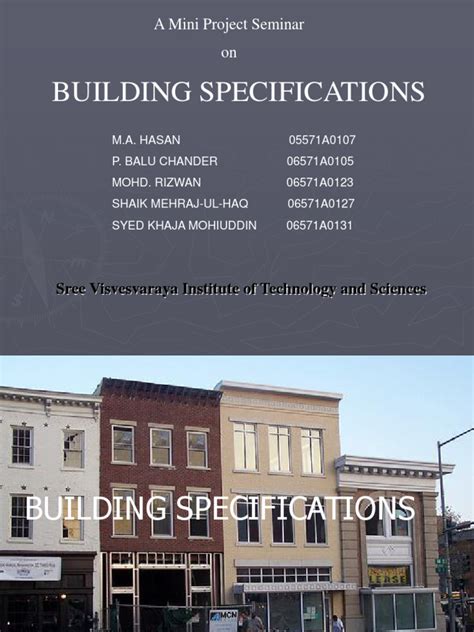 Pdf Building Specification Dokumen Tips