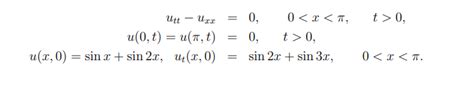 solved solve the problem of initial and boundary values of