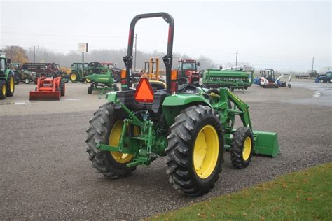 Jd 4066m 4wd Compact Tractor Rops Jd 400e Loader 6 Bucket Power Reverser 13 6x28 115 Hours