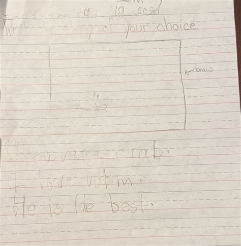 First Grade Writing Expectations And Samples