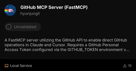 Github Mcp Server Fastmcp Mcp Se · Lobehub