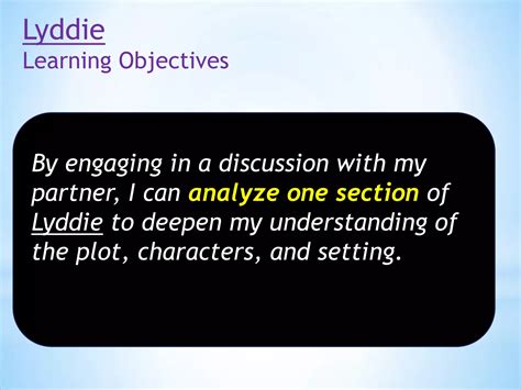 Lyddie Lesson Six Unit 1 Pptx