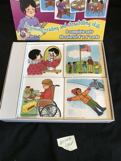 6 Scene Sequencing Cards Frank Schaffer 47 Cards 8 Sets Ages 3 6 Home