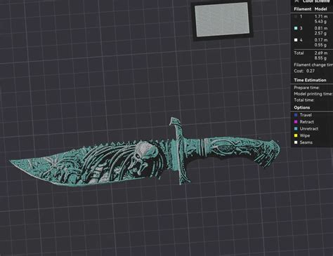 Predator Knife By Toysbythomas Makerworld