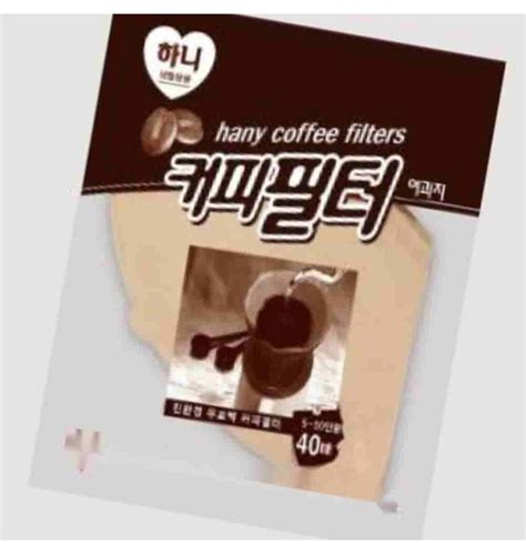 블라젯 커피 여과지 40매 5 10인용 펄프필터 고급펄프 찌꺼기 없이 없는 티몬