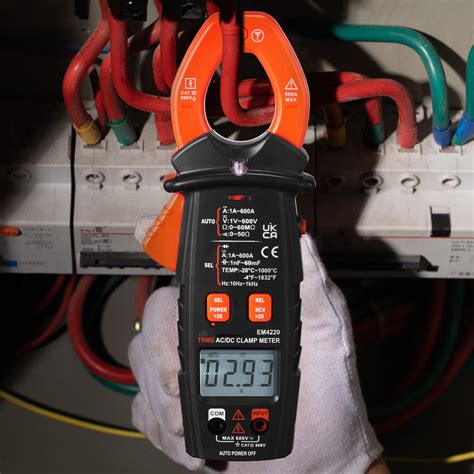 Vevor Digital Clamp Meter Multimeter True Rms Ac Dc Volt Amp Ncv