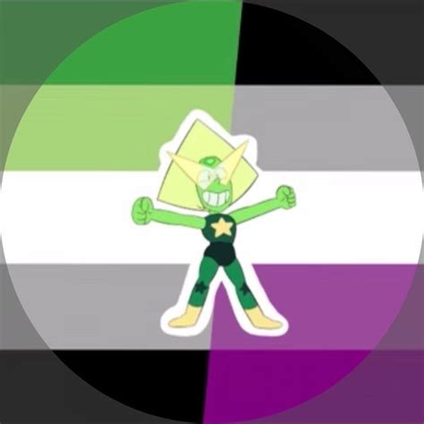 My New Insta Pfp I Made Since I Recently Found Out Peridot Is Aroace