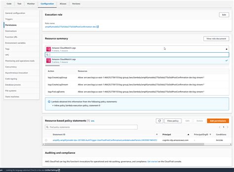 Cognito Trigger Templates Return And Permissions Issue · Issue 7582