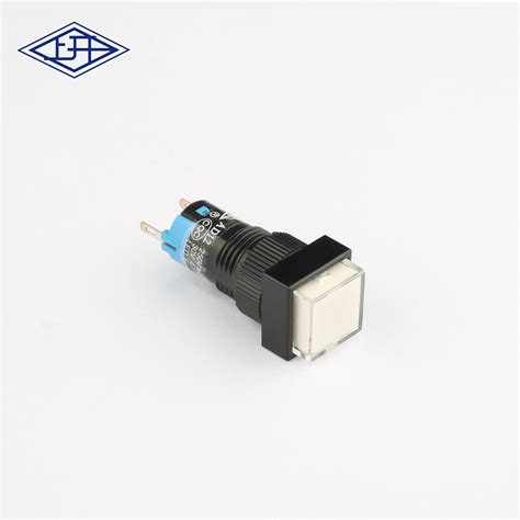 High Quality 12mm No Nc Lighted Push Button Switch With Terminal Pins 12mm Push Button And 8