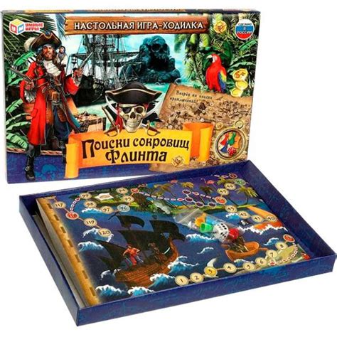 Игра Умка Поиски сокровищ Флинта.Ходилка 4650250563440 купить на OZON ...
