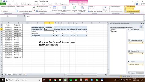 Excel Sumar O Contar Registros De Una Fecha Determinada