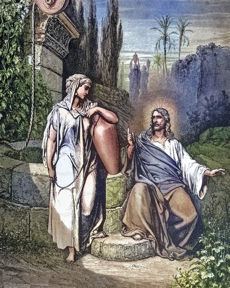 Jesus And Samaritan Woman Cathopic