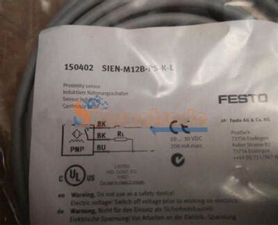 Neuf 1pcs Festo Proximité Interrupteur Sien M12b Ps K L 150402 Ebay