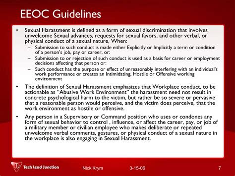 Sexual Harassment Avoidance Ppt