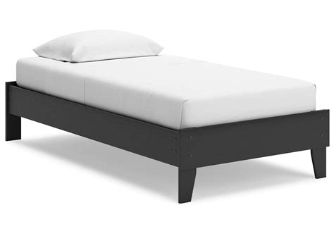 Socalle Twin Platform Bed With Nightstand