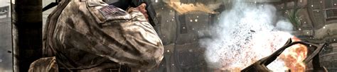 1125x243 Call Of Duty 4 Modern Warfare Soldiers Machine Building