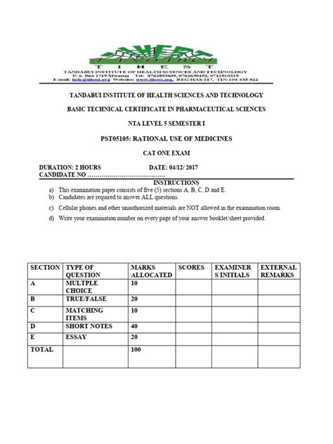 Cat One B Qns Qns Pdf Medical Prescription Prescription Drugs