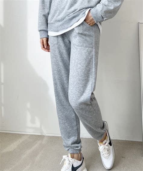 여자조거트레이닝팬츠 편안한 추리닝 밴딩 조거 트레이닝바지