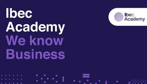 Delighted To Launch Our New Ibec Academy Today And Look Forward To