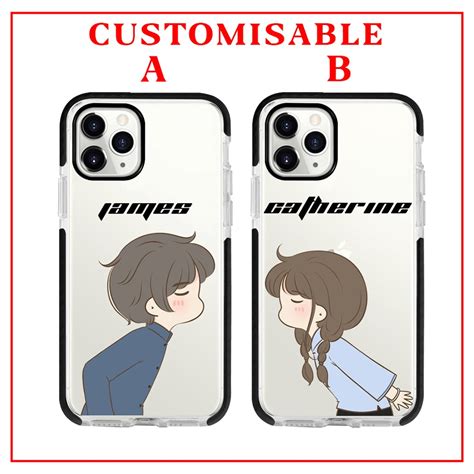 Kiss Couple Casing Couple Edition Case Designated Bumper Case Casing Ip Case 13 Until 14 Pro Max