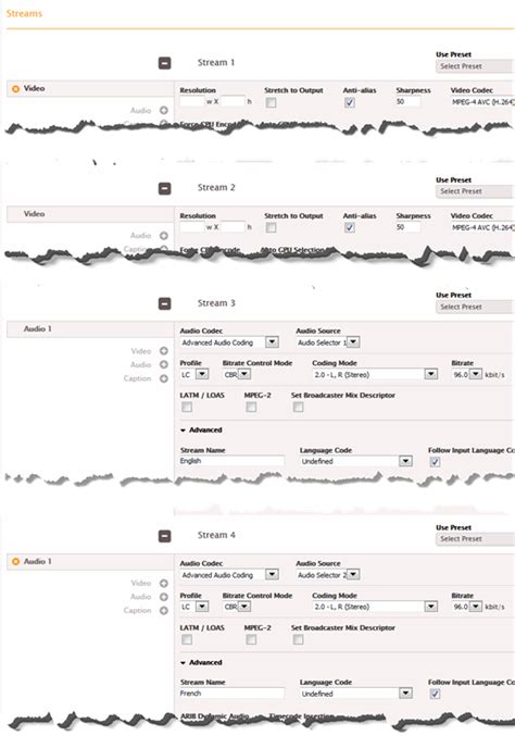Creating Hls Rendition Groups Web Interface Aws Elemental Server