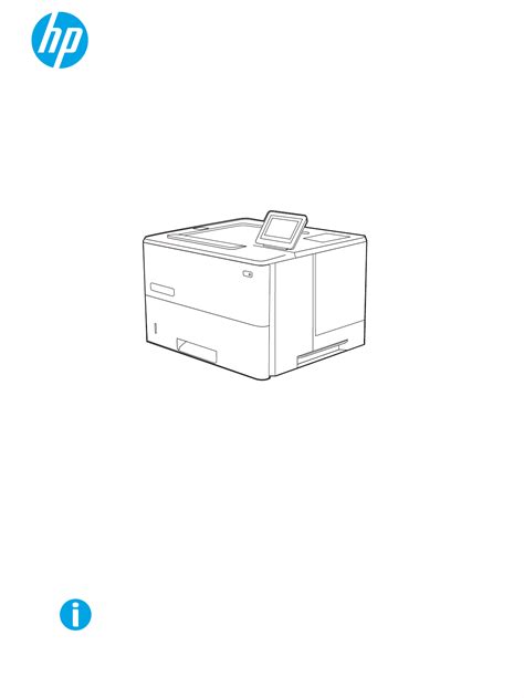 Hp Laserjet E50145 Users Guide
