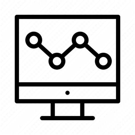 Computer Data Visualization Chart Statistics Graph Icon Download