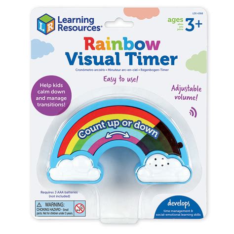 Rainbow Visual Timer Learning Resources Playwell Canada Toy Distributor