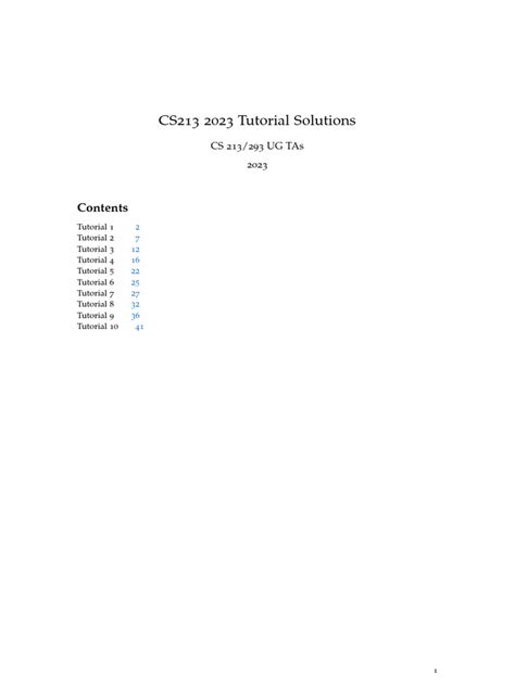 Cs213 Tutorial Solutions Pdf Time Complexity Queue Abstract Data Type