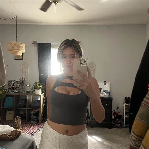 Grey Tank Depop