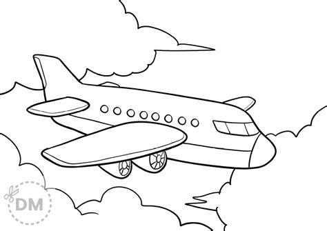 Colouring Airplane At Netlibertyblog Blog