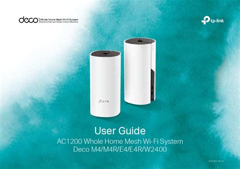 Tp Link Deco Mesh Wifi System User Guide And Setup Manual