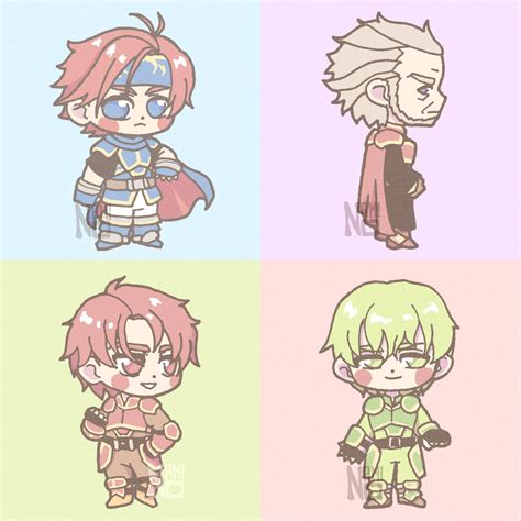 Drawing 1 Fe Binding Blade Chibi Every Day Part 1 R Fireemblem