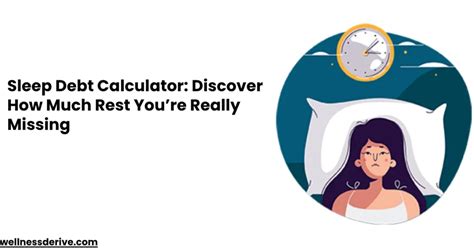 sleep debt calculator track your missed sleep