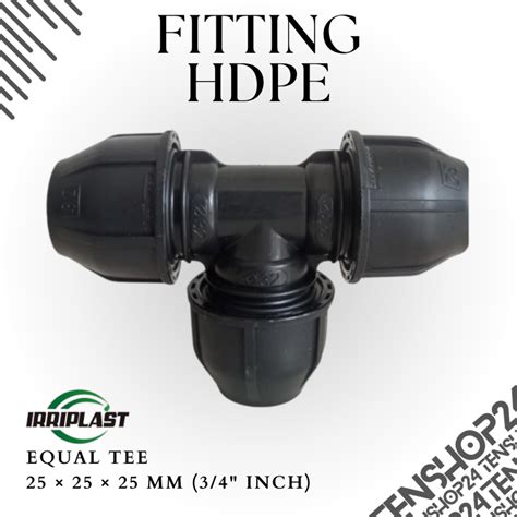 Jual Equal Tee Hdpe Tee Pipa Hdpe 25 X 25 X 25 Mm 34 Kualitas