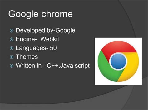 Presentation On Web Browser Pptx Browsers Computer Software And Applications