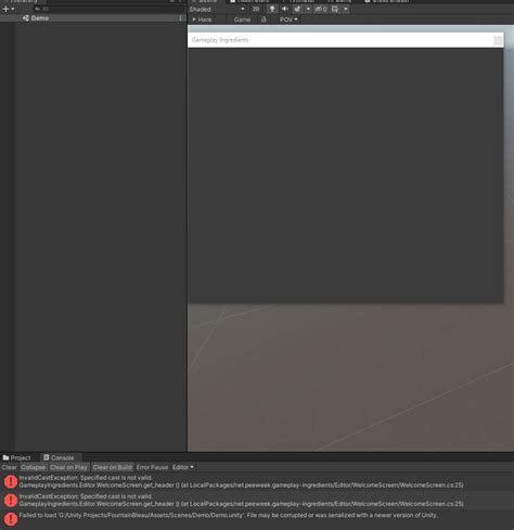 Unusable In F With HDRP Issue Unity Technologies FontainebleauDemo GitHub